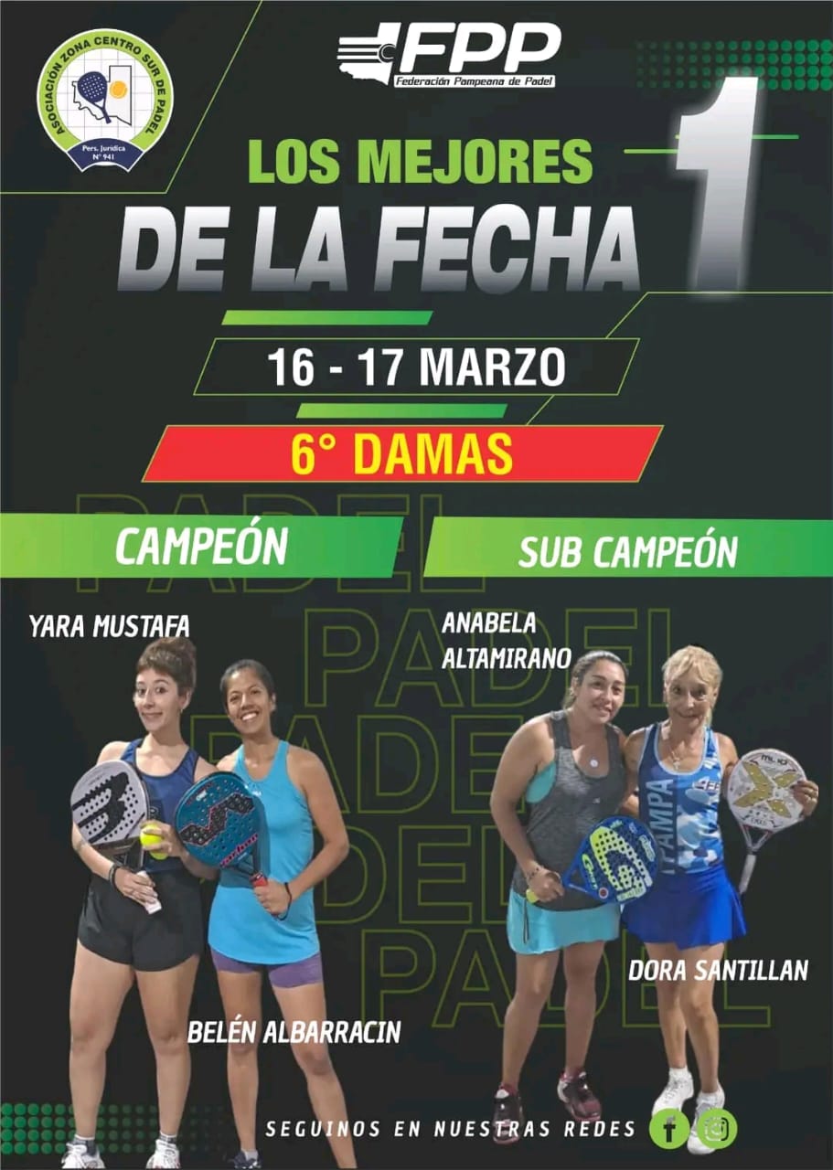 Padel provincial : Victoriquenses en lo más alto